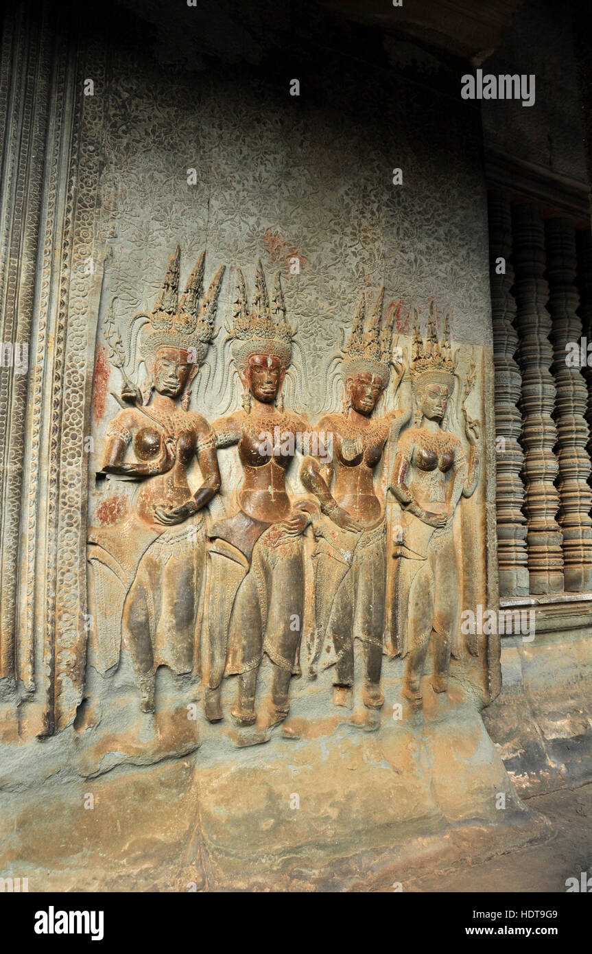 Angkar Architectural details Stock Photo - Alamy