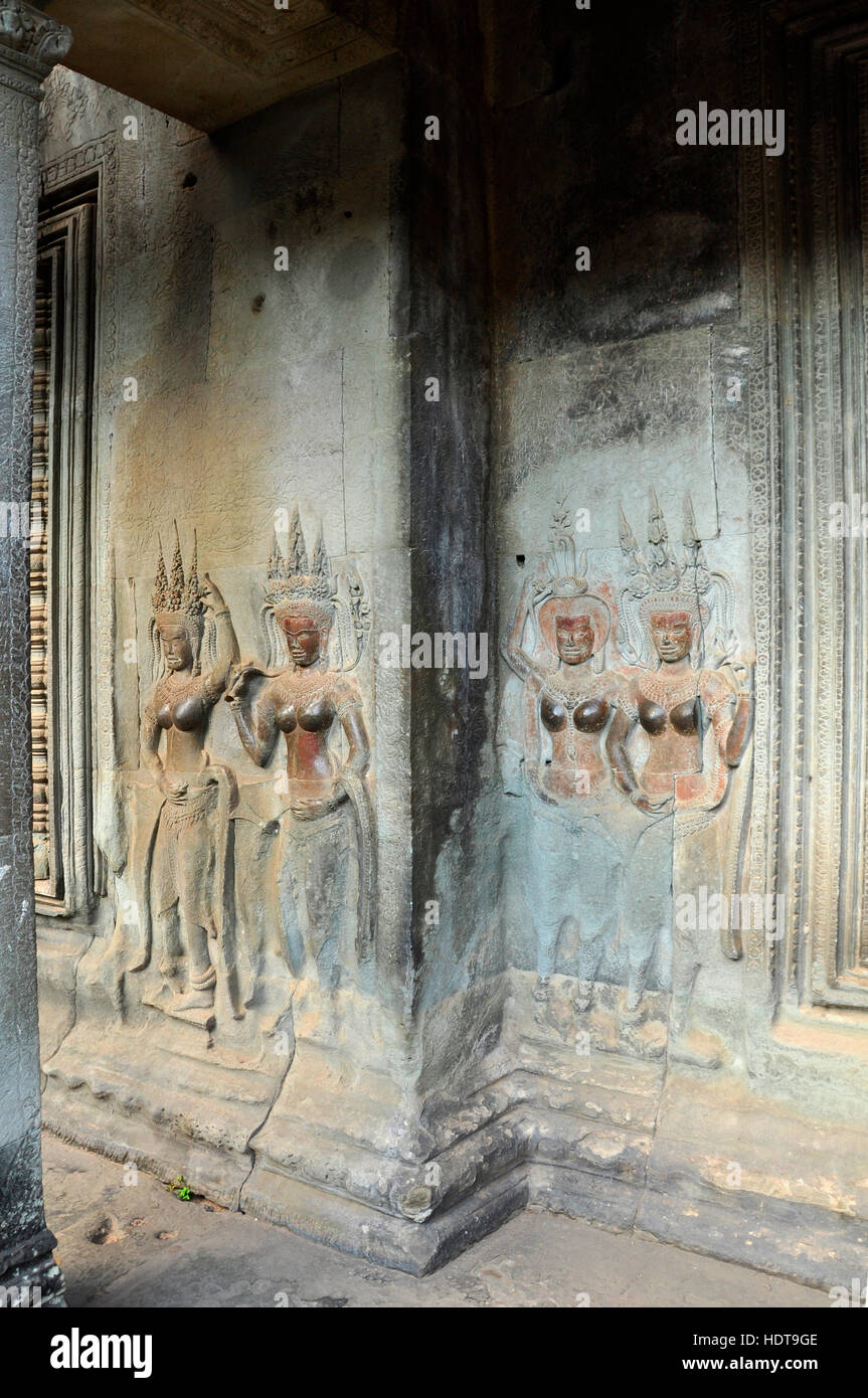 Angkar Architectural details Stock Photo - Alamy