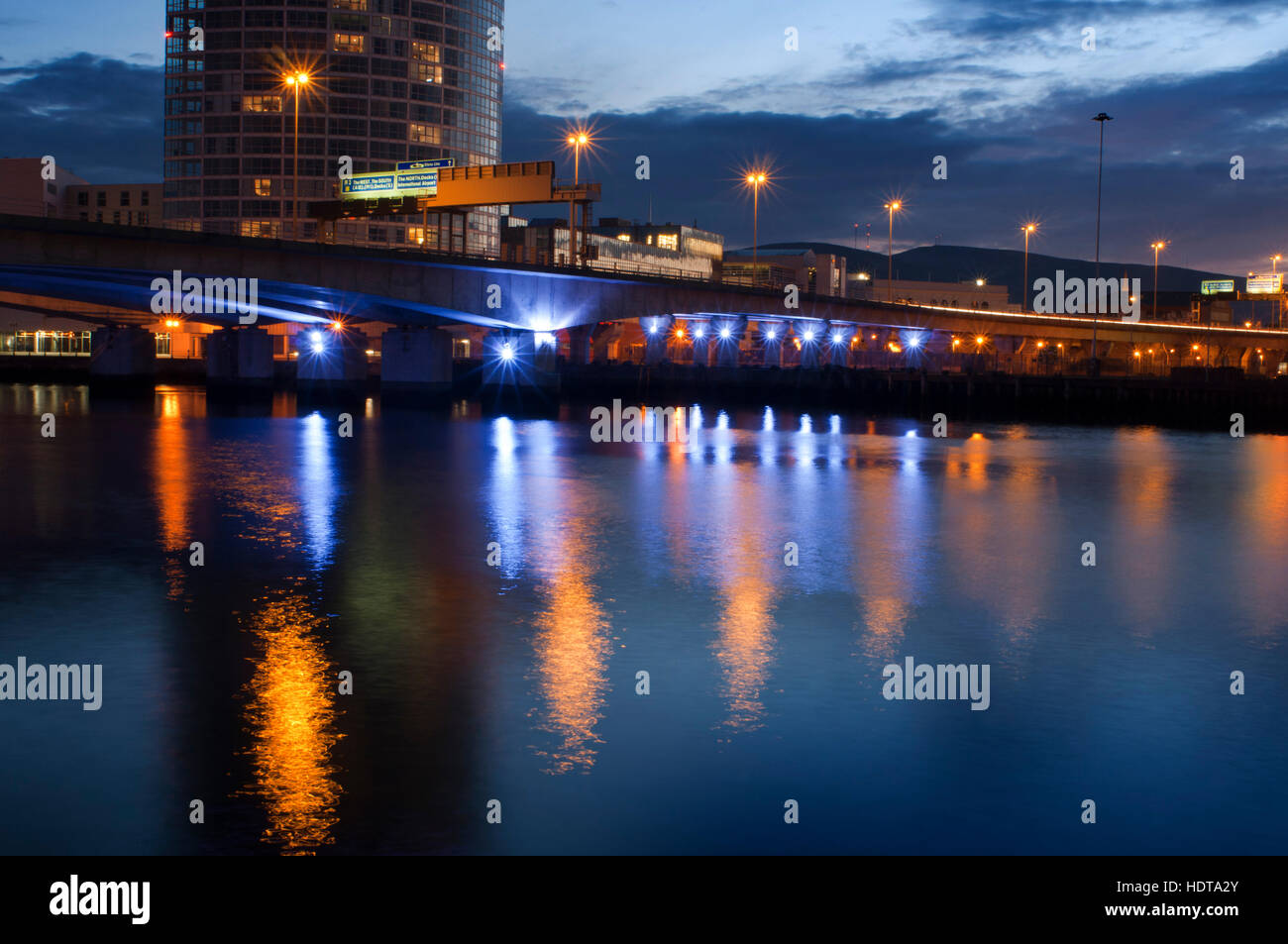 M3 bridge lagan belfast hi-res stock photography and images - Alamy