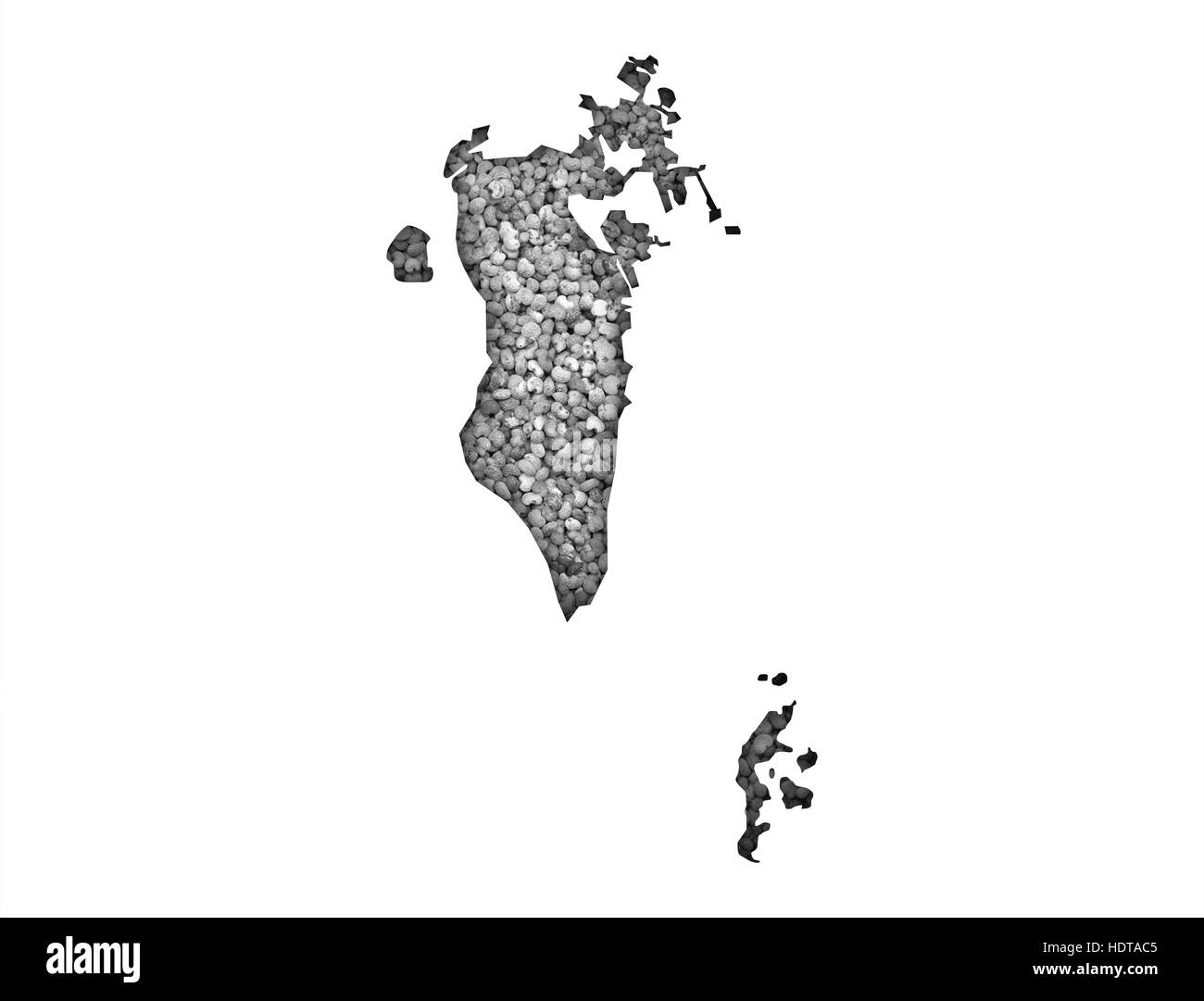 Map of bahrain Black and White Stock Photos & Images - Alamy