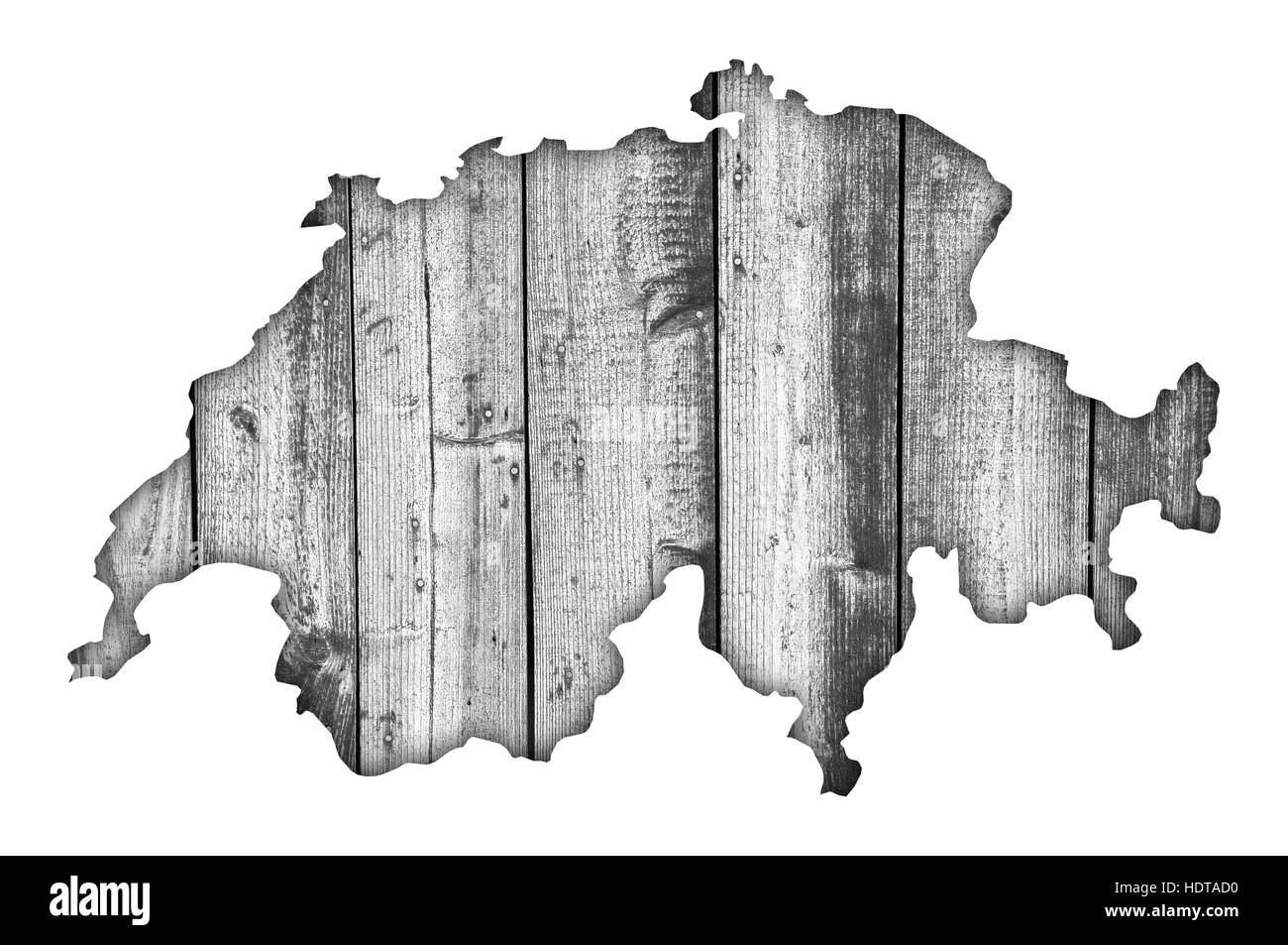 Switzerland map national map Cut Out Stock Images & Pictures - Alamy