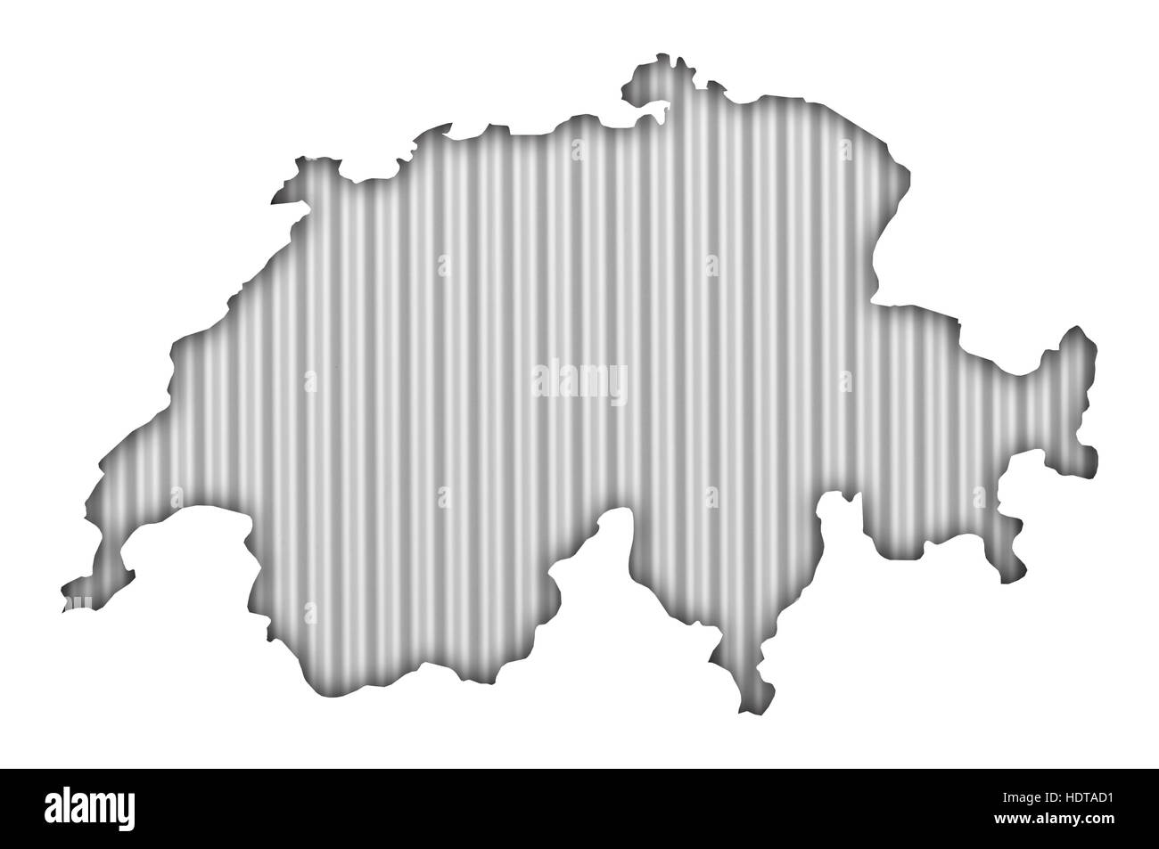 Switzerland map national map Cut Out Stock Images & Pictures - Alamy