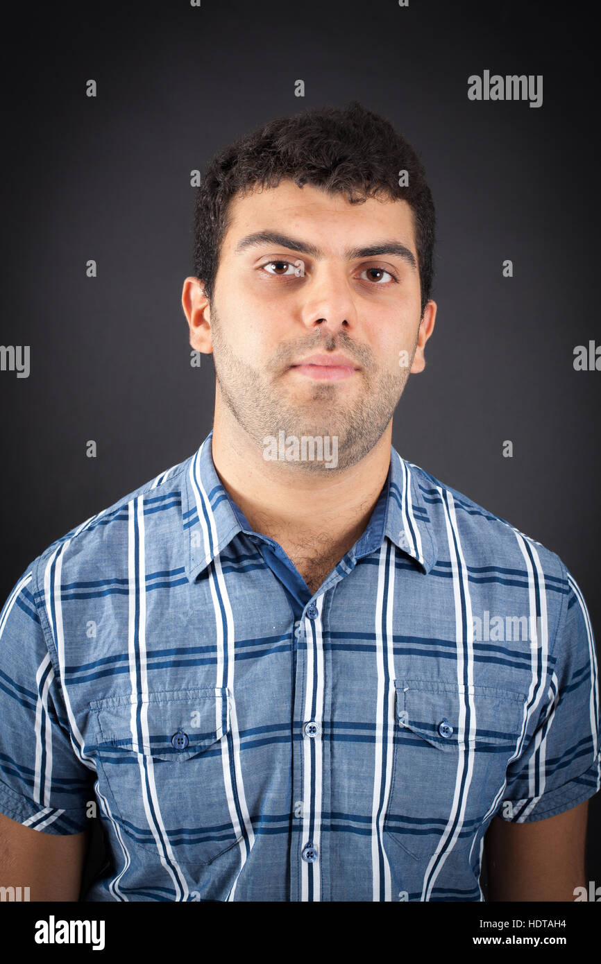 Handsome man doing different expressions in different sets of clothes ...
