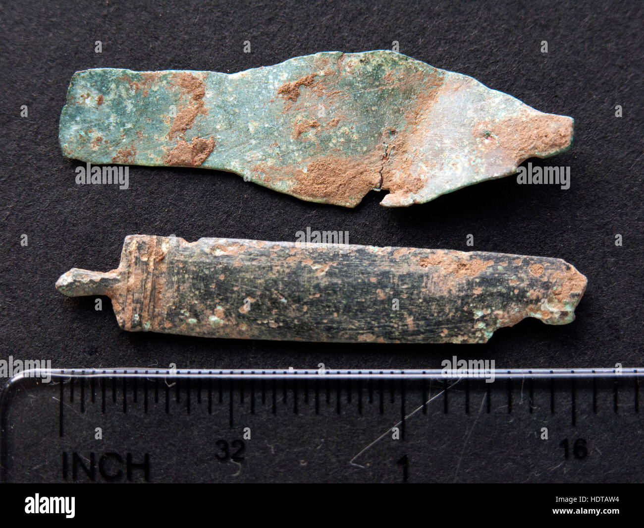 votive offerings. roman spears Stock Photo - Alamy