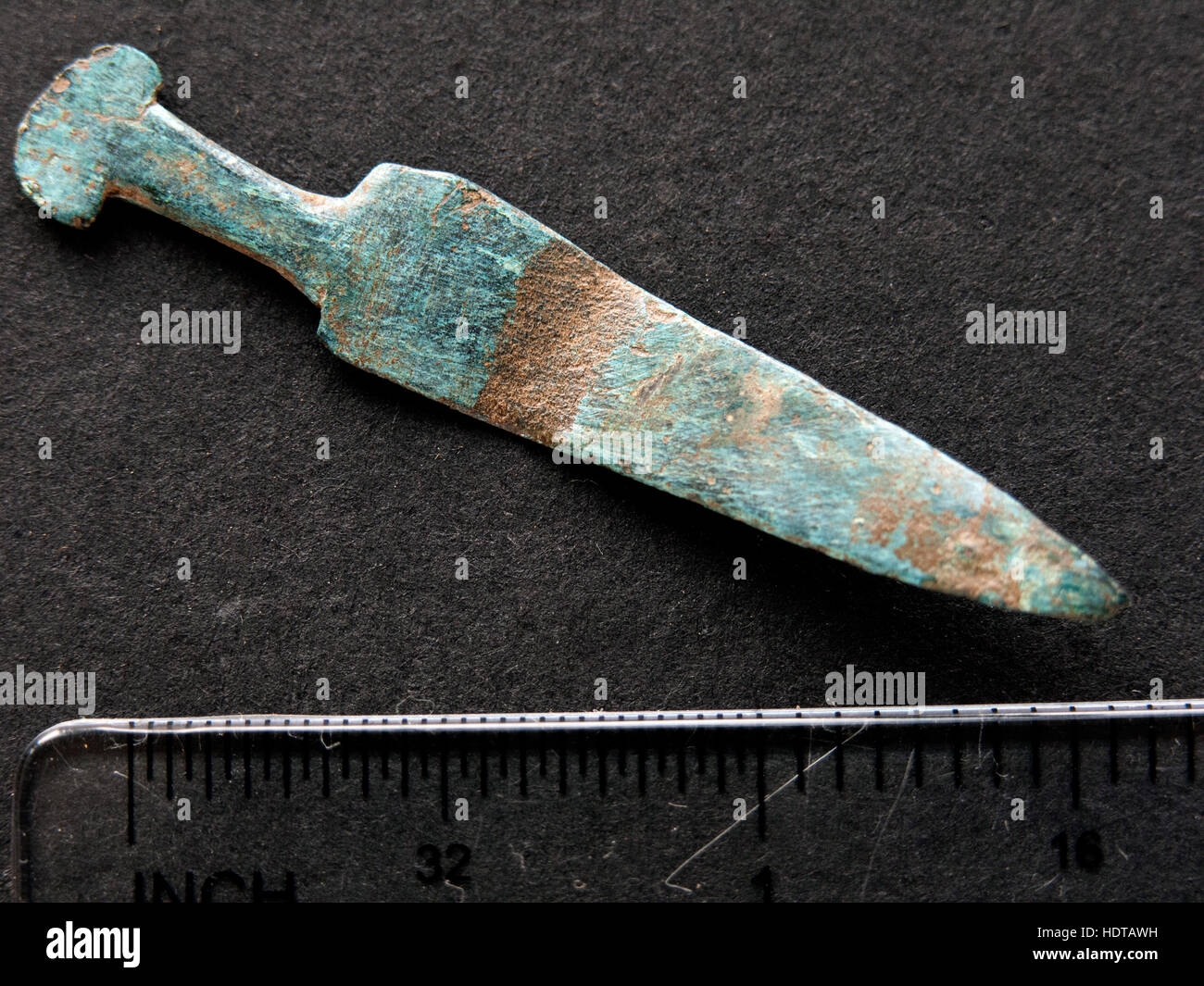 VOTIVE OFFERINGS. ROMAN COPPER BRONZE SWORD Stock Photo - Alamy