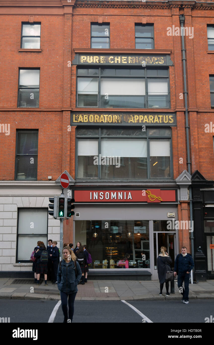 New cafe in Dublin on site of old laboratory company, Ireland Stock ...