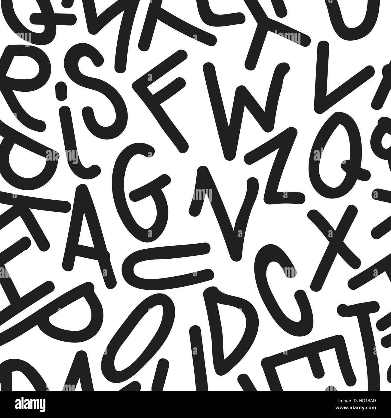 Abc seamless background Black and White Stock Photos & Images - Alamy