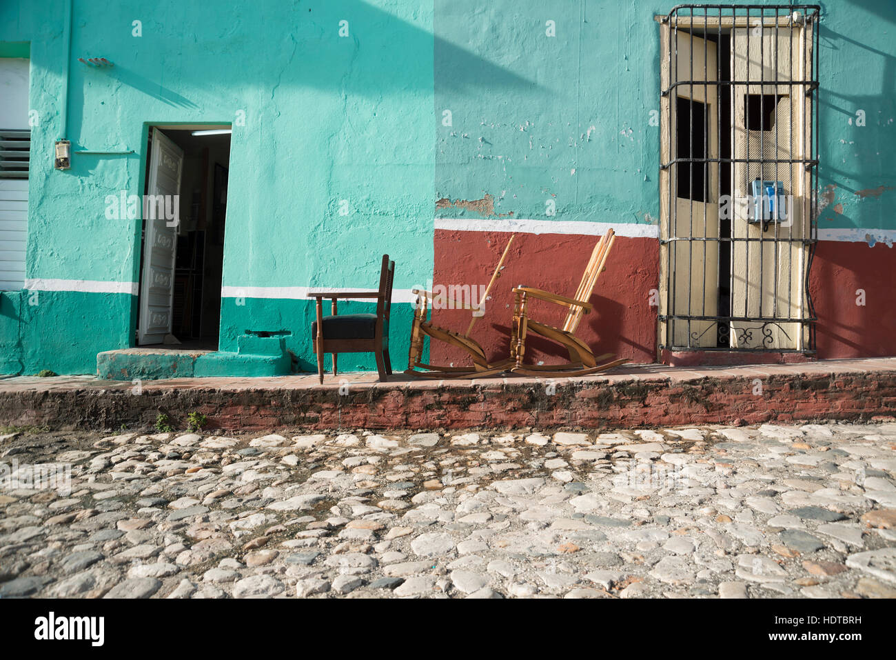 Cuban rocking chairs Stock Photo - Alamy
