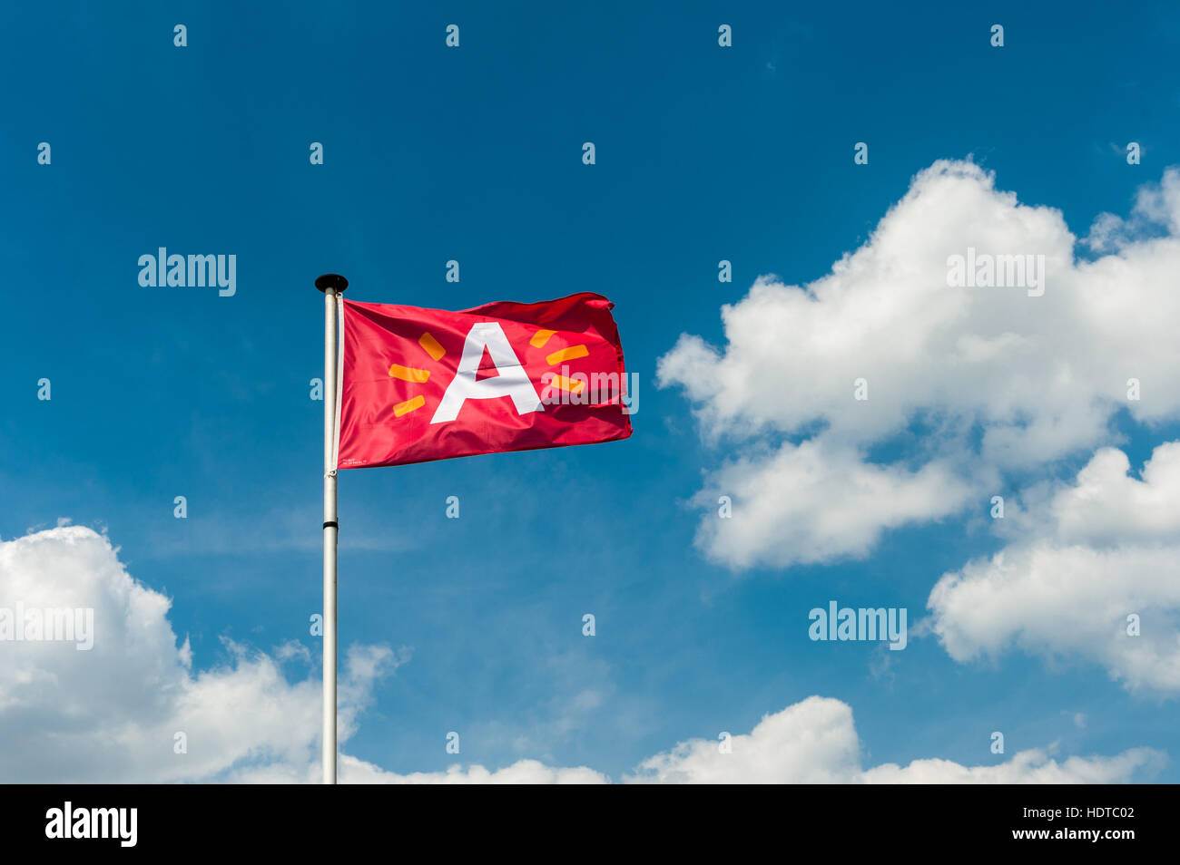 Belgium, Antwerp, flag of Antwerp Stock Photo - Alamy