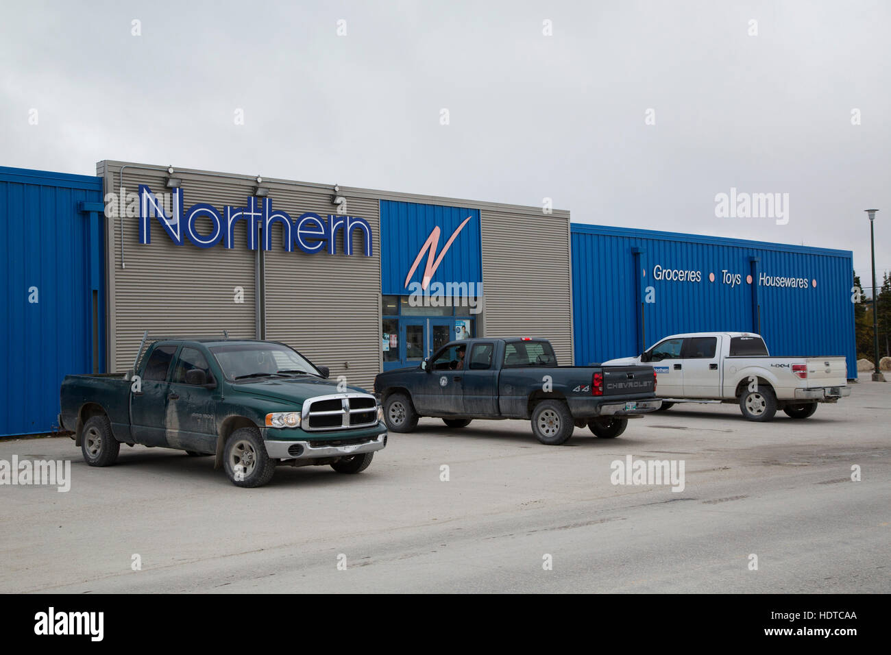 The Northern Store in Churchill, Canada.The general store sells food ...