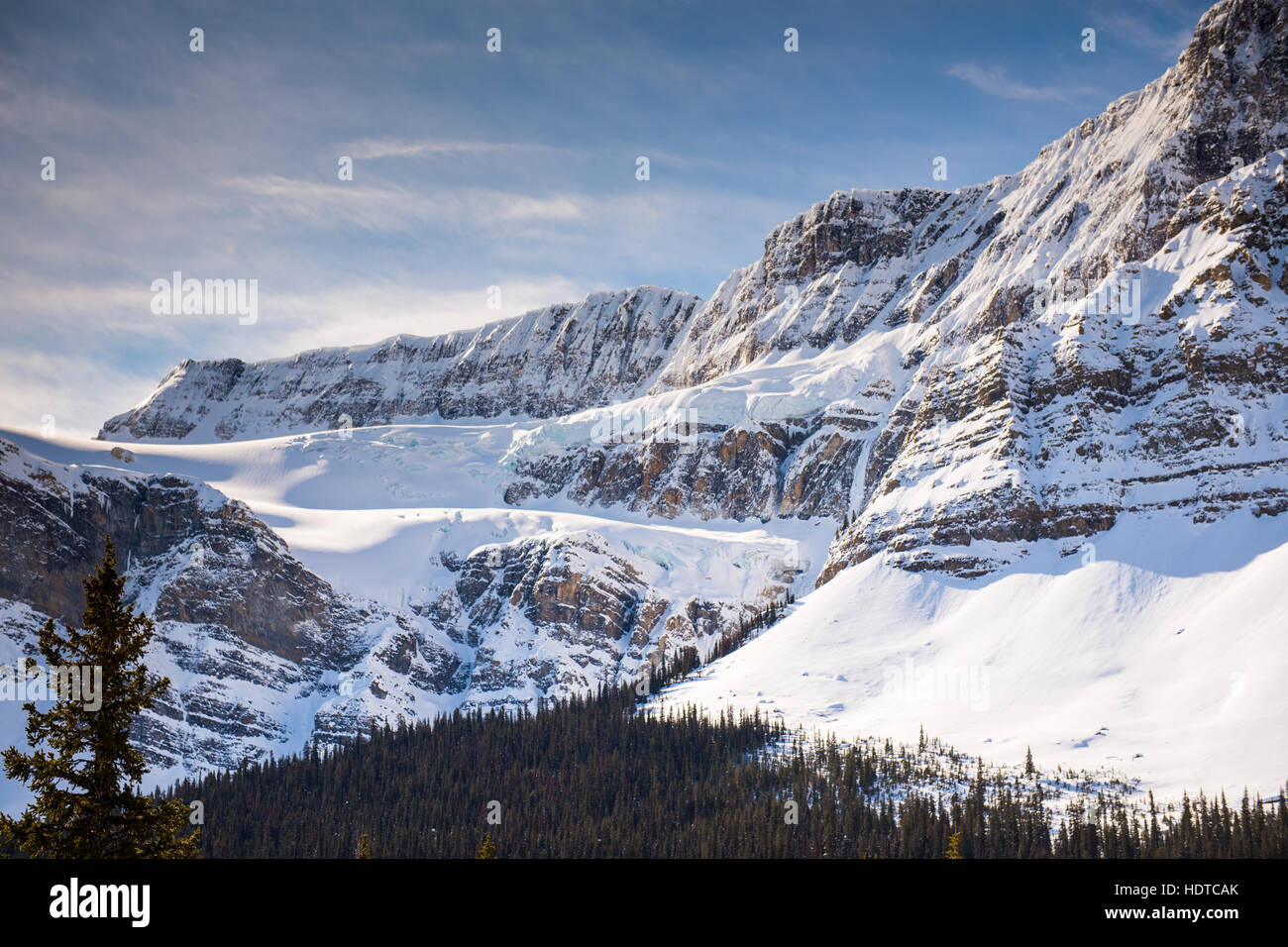 Winter in the mountains Banff National Park Alberta Canada Stock Photo ...