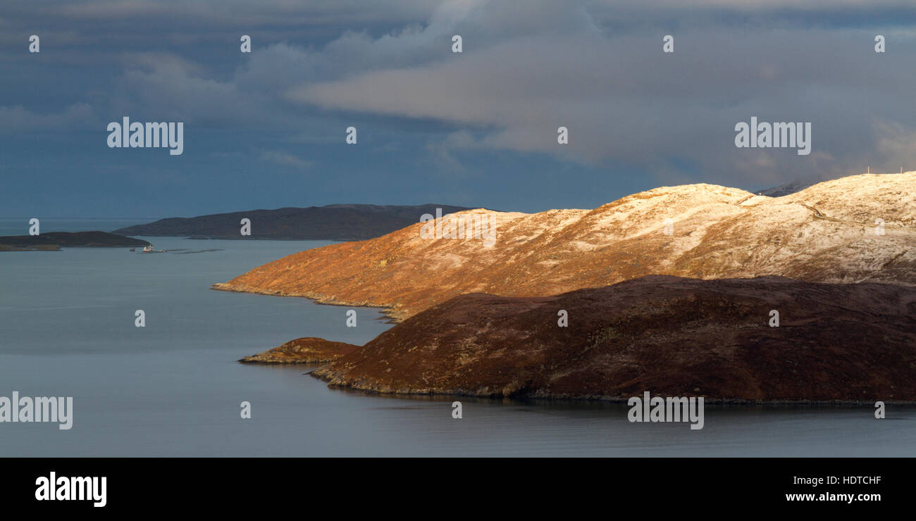 Coastal landscape of North Harris Stock Photo - Alamy