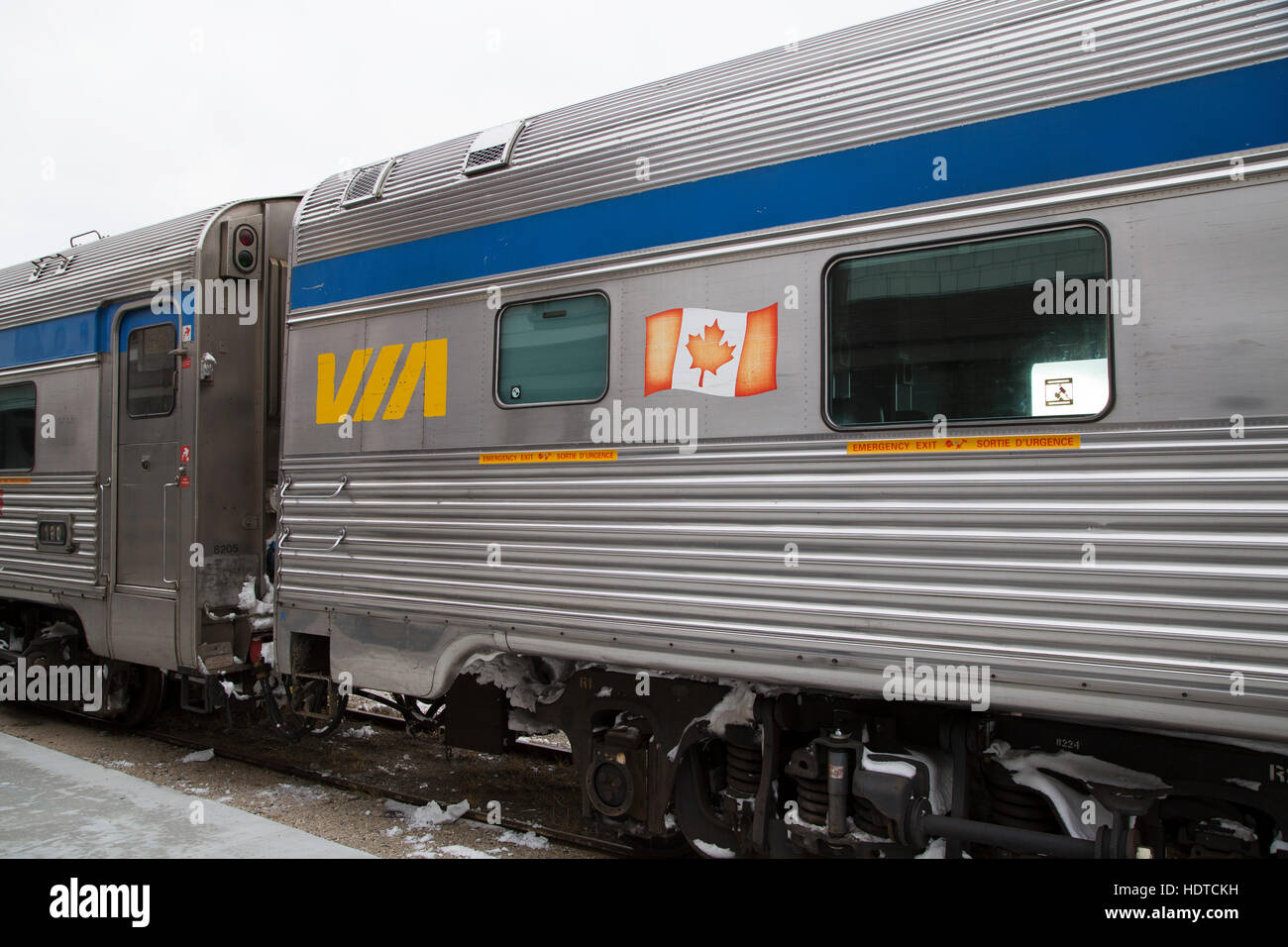 Via rail train hi-res stock photography and images - Alamy