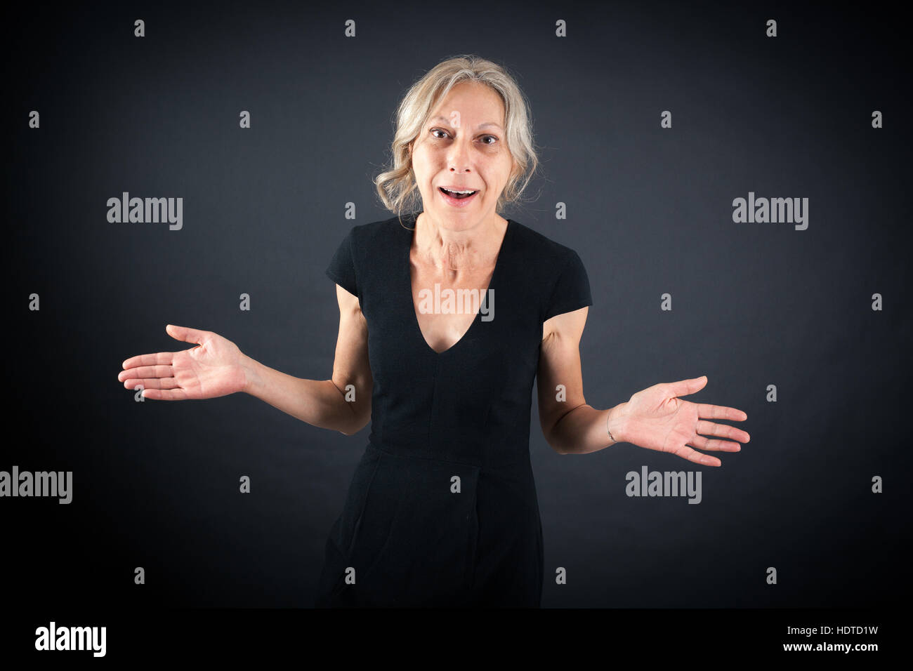 Beautiful woman doing different expressions in different sets of ...
