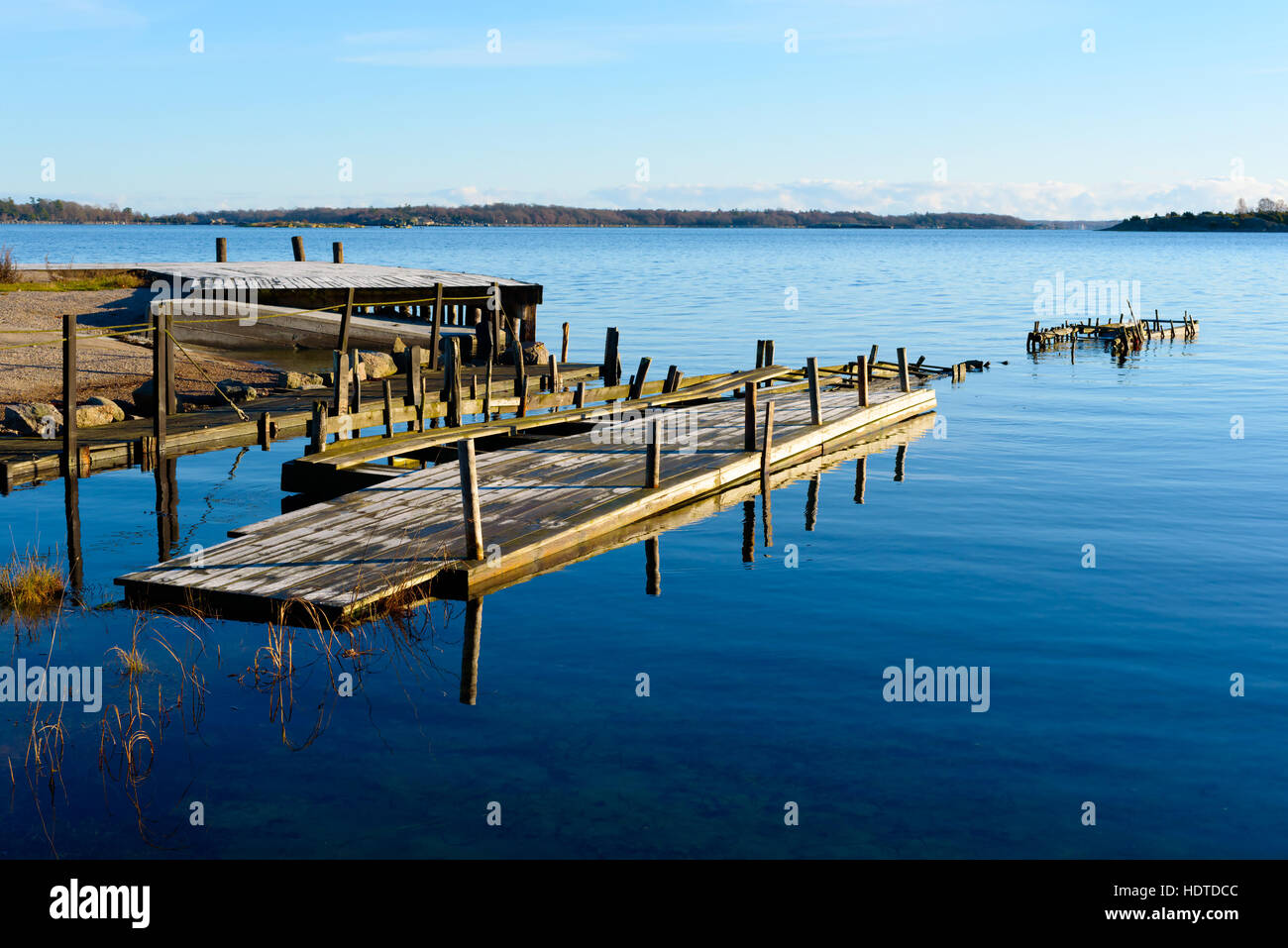 Flood damaged jetty hi-res stock photography and images - Alamy