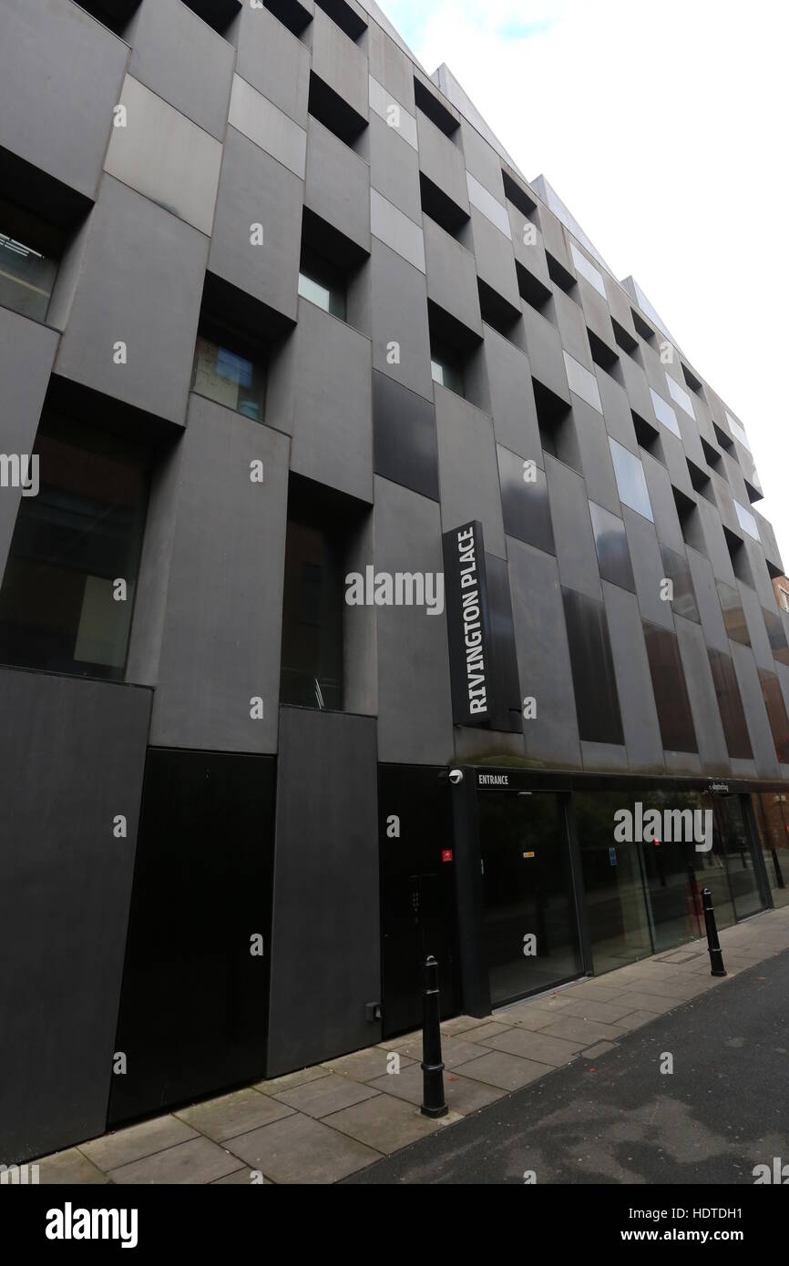 Exterior of Rivington Place Art space Shoreditch London UK November ...