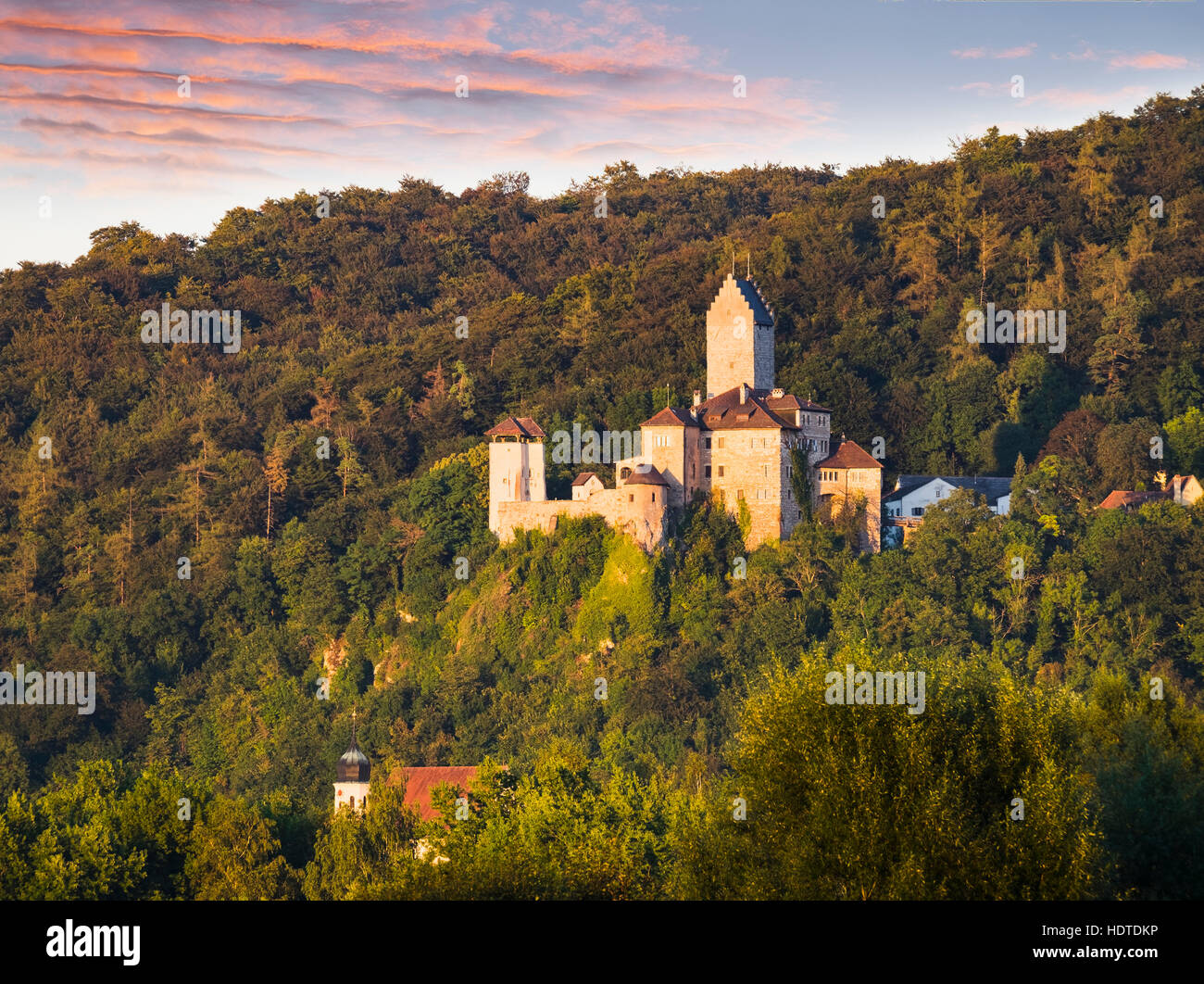 Kipfenberg Castle, Kipfenberg, Altmühltal, Upper Bavaria, Bavaria ...