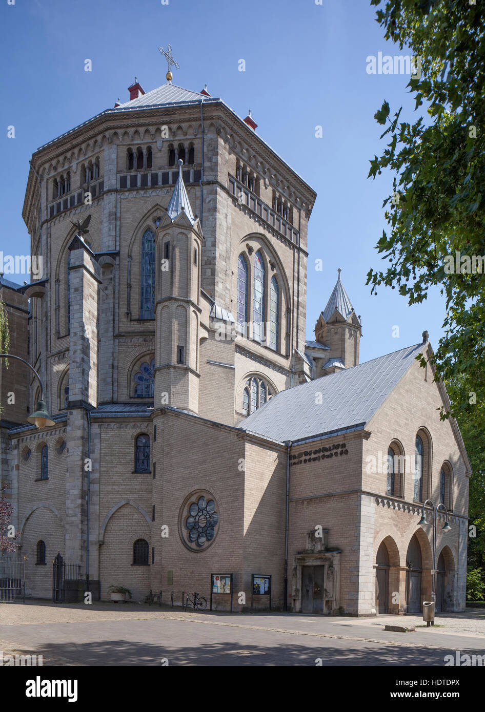 Romanesque church of St. Gereon, Cologne, North Rhine-Westphalia ...
