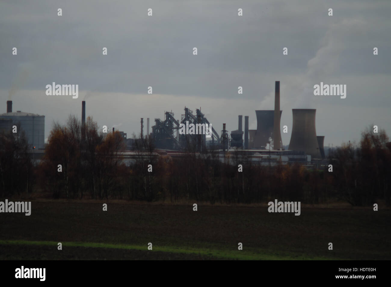 The British Steel works in Scunthorpe, recently acquired from Tata ...