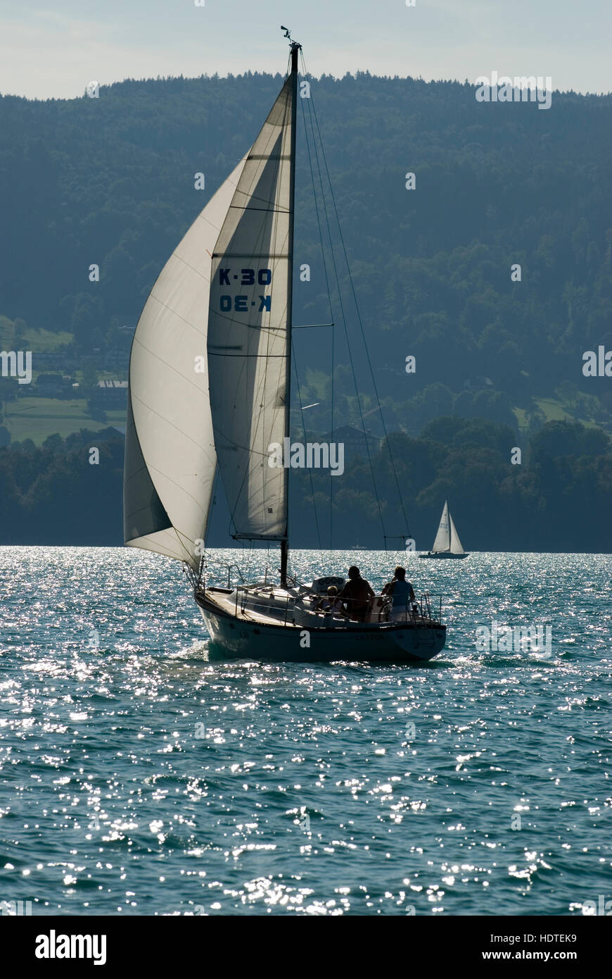 Sailing on attersee upper hi-res stock photography and images - Alamy