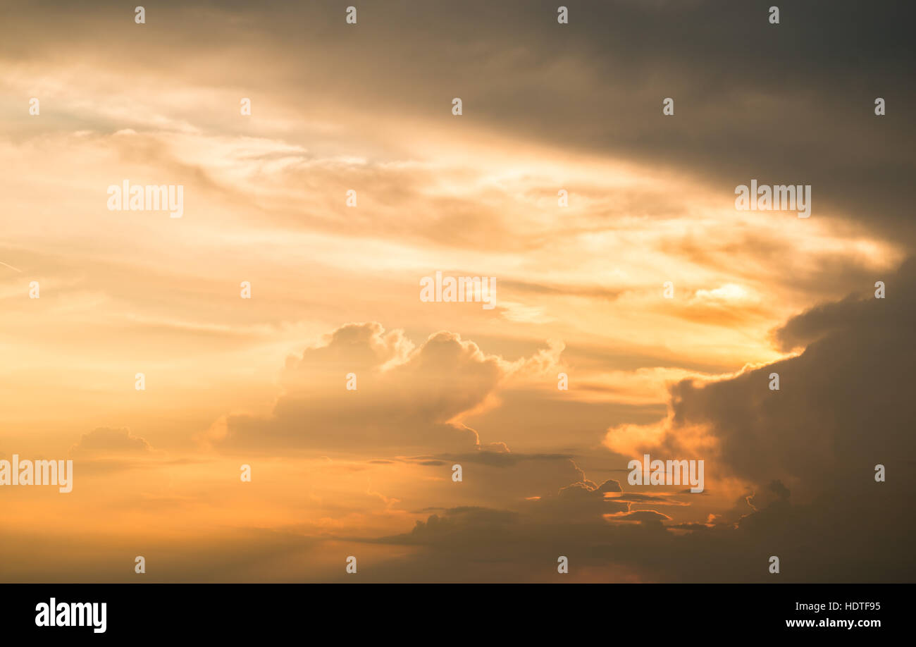 Clouds at sunset Stock Photo - Alamy