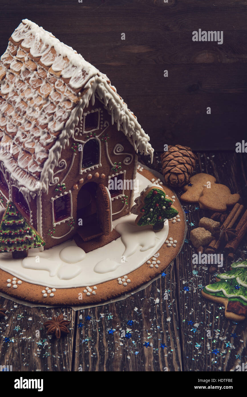 Different ginger cookies Stock Photo - Alamy