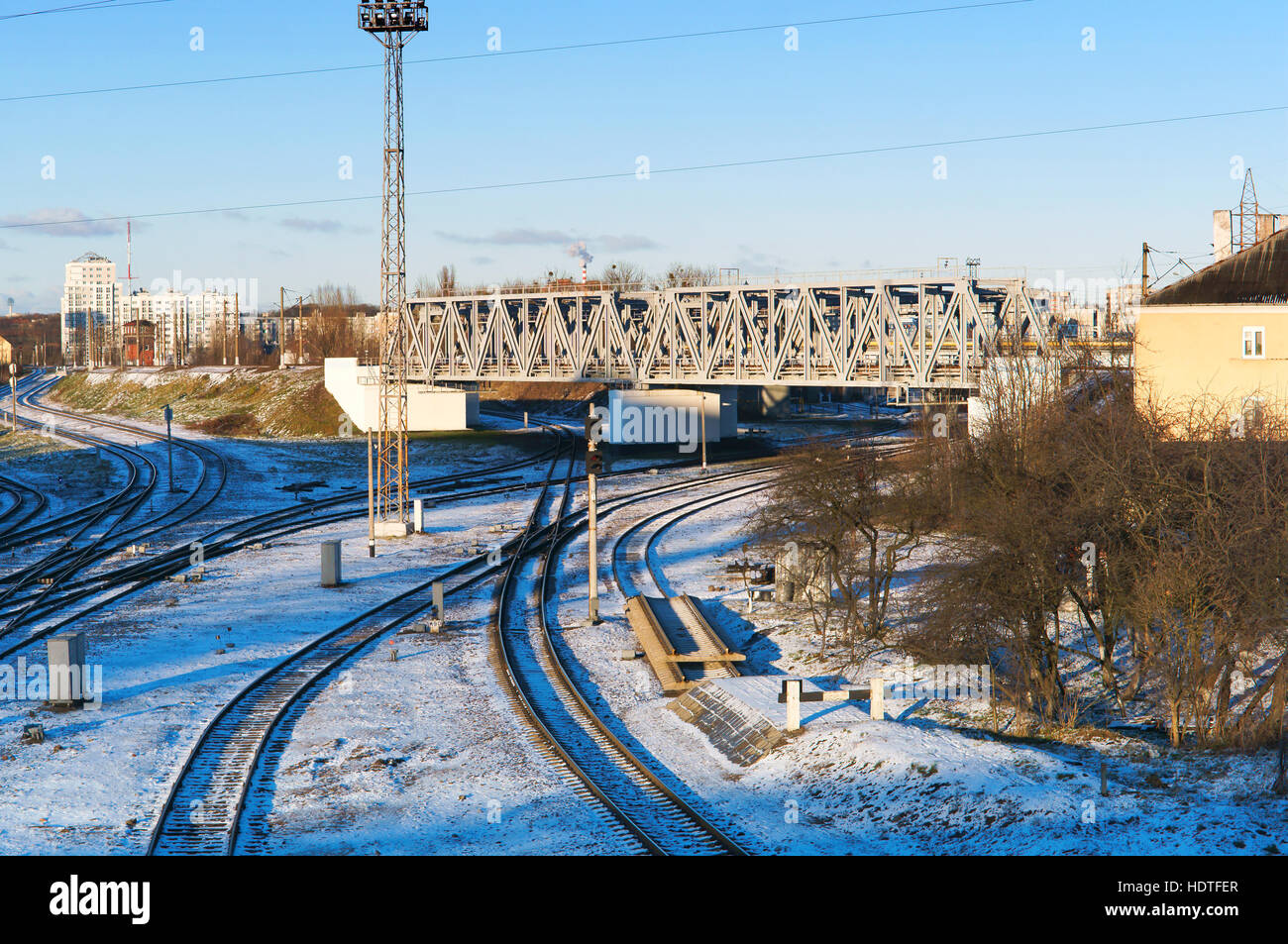 Railway infrastructure hi-res stock photography and images - Alamy