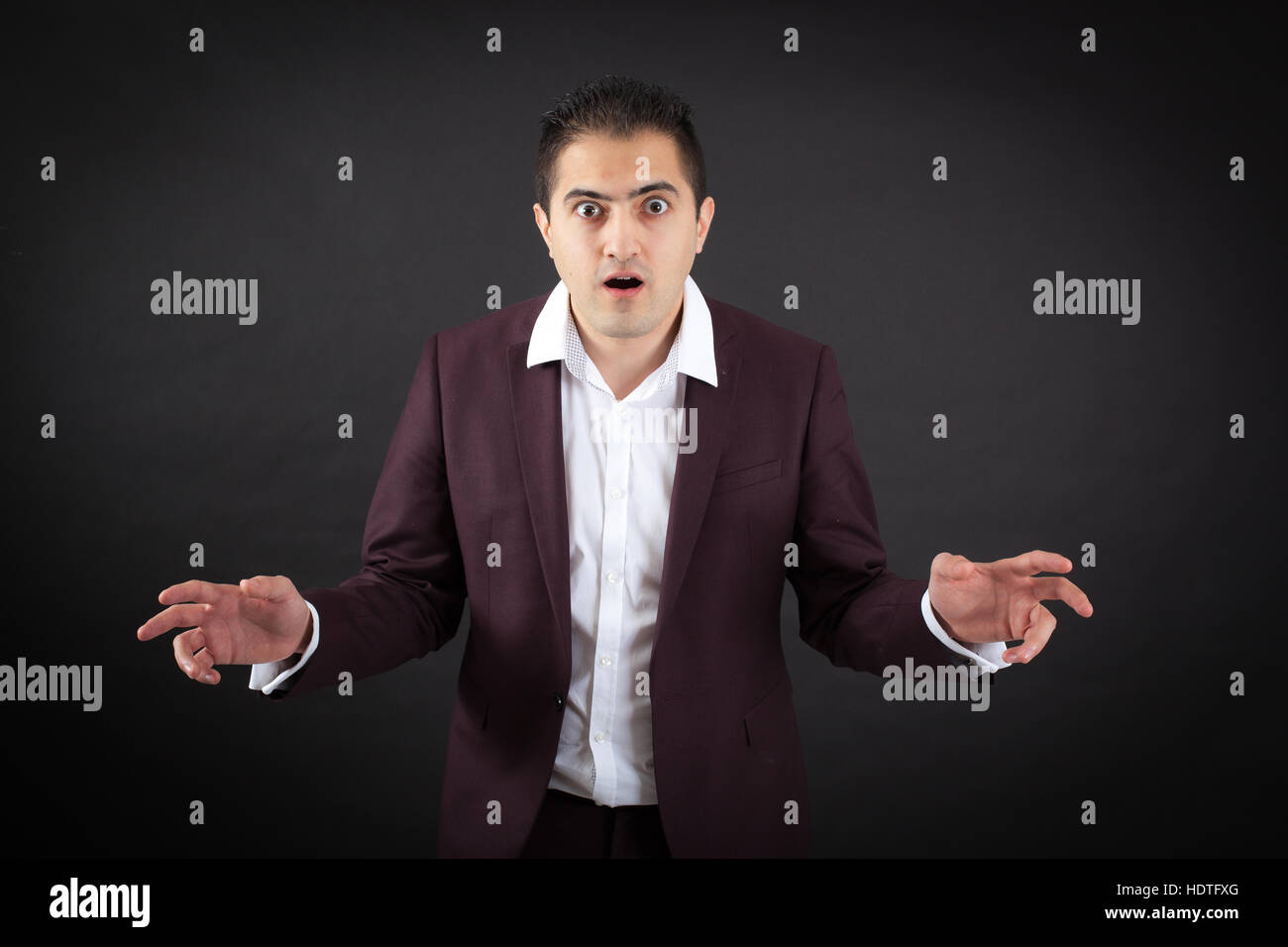 Handsome man doing different expressions in different sets of clothes ...