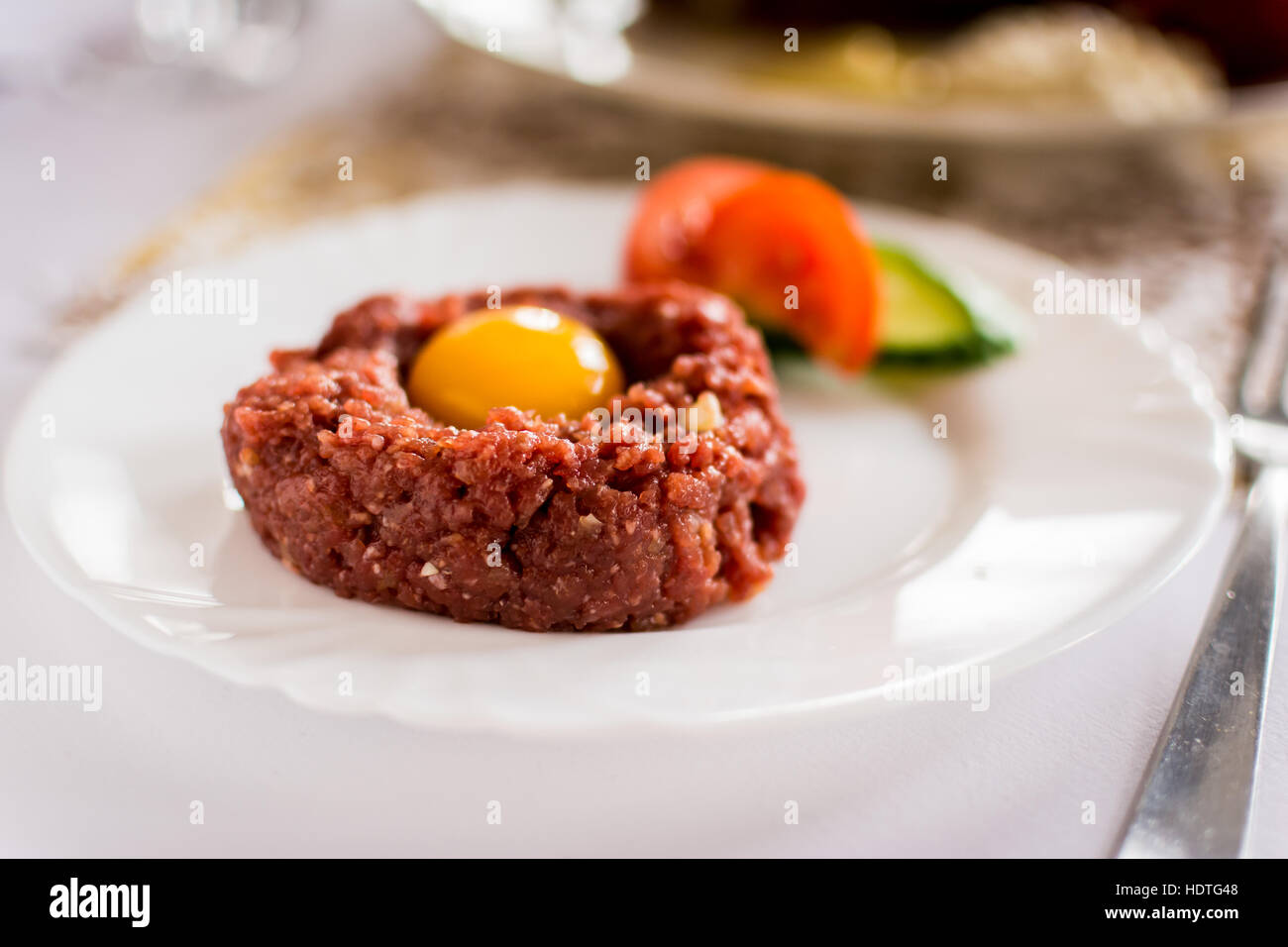 Steak tartare dish hi-res stock photography and images - Alamy