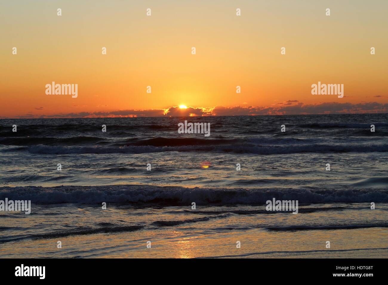 The sunrise at Daytona Beach Florida Stock Photo - Alamy