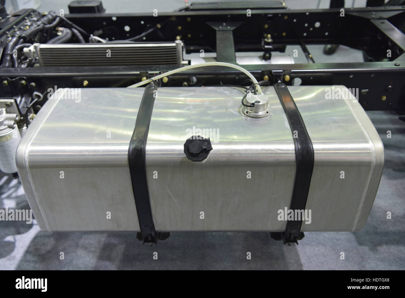 tank diesel truck of trailers Stock Photo - Alamy