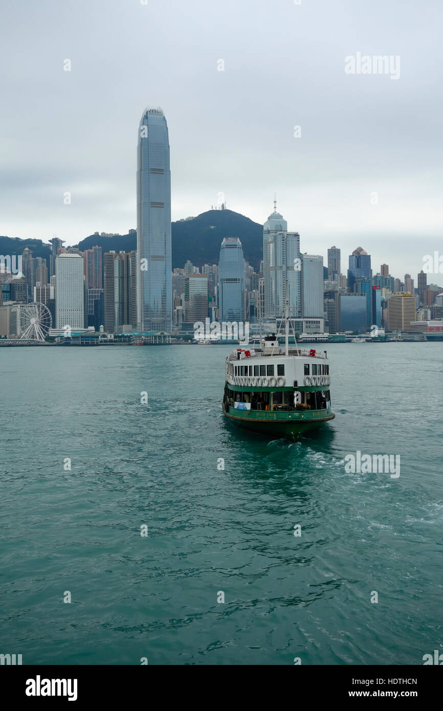 Hong Kong, Asia, Star Ferry and City Skyline Stock Photo - Alamy