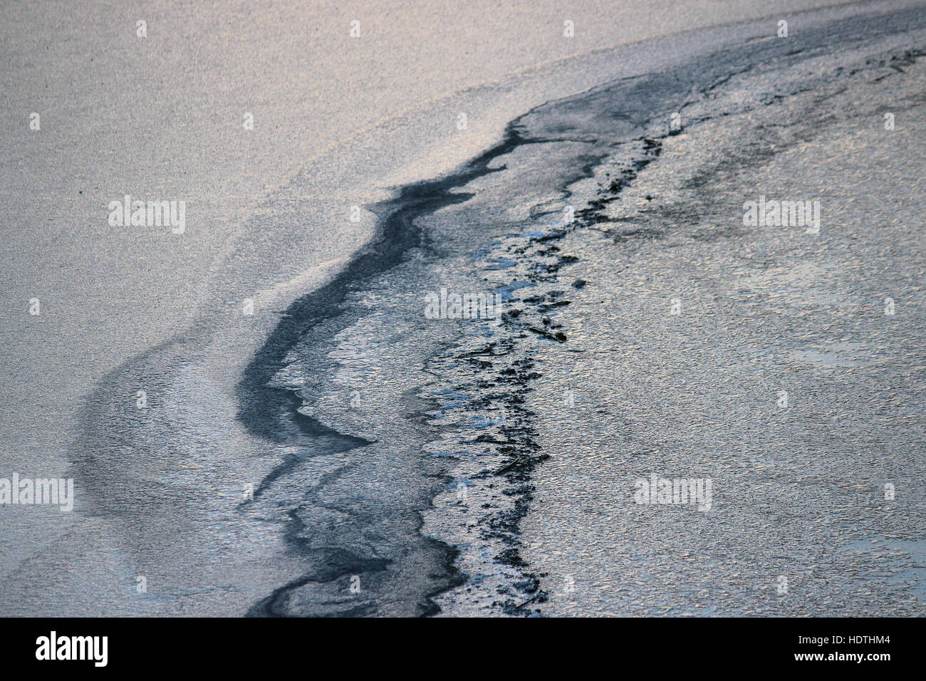 blue ice water in the White lake Stock Photo - Alamy