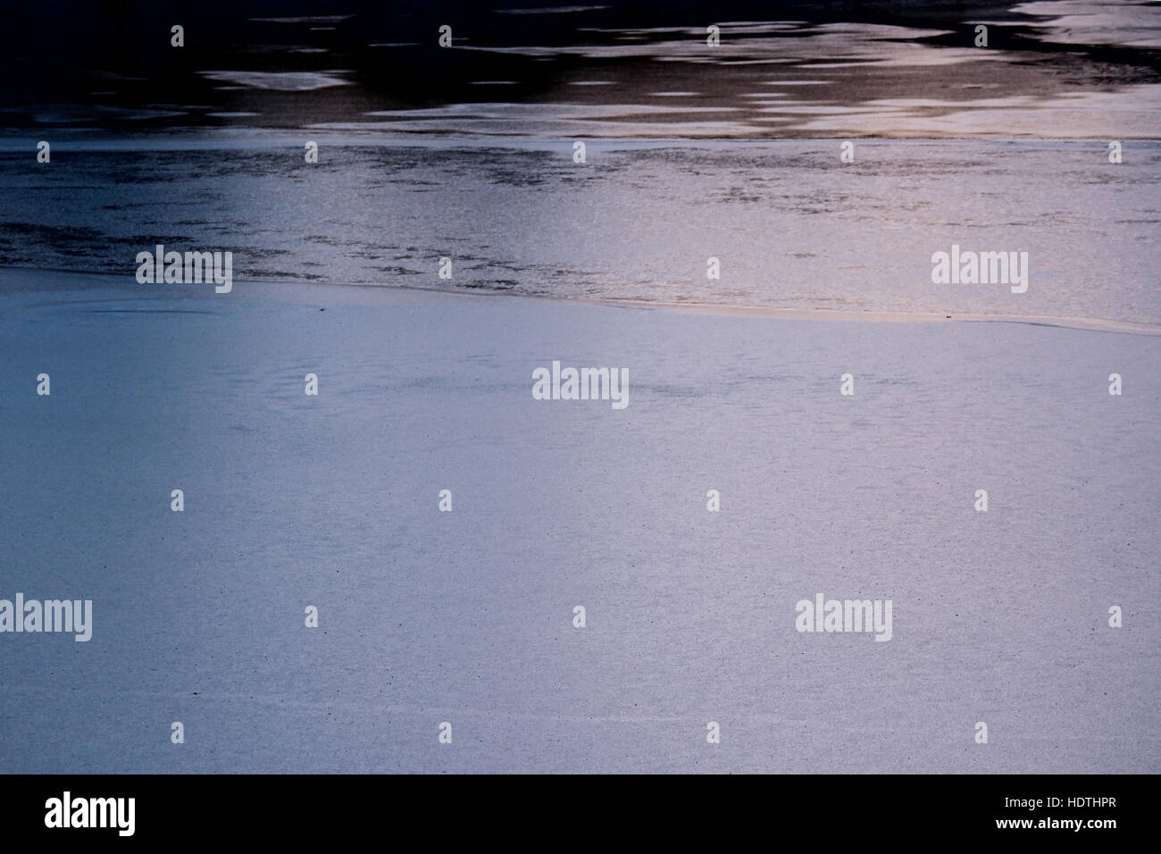 blue ice water in the White lake Stock Photo - Alamy