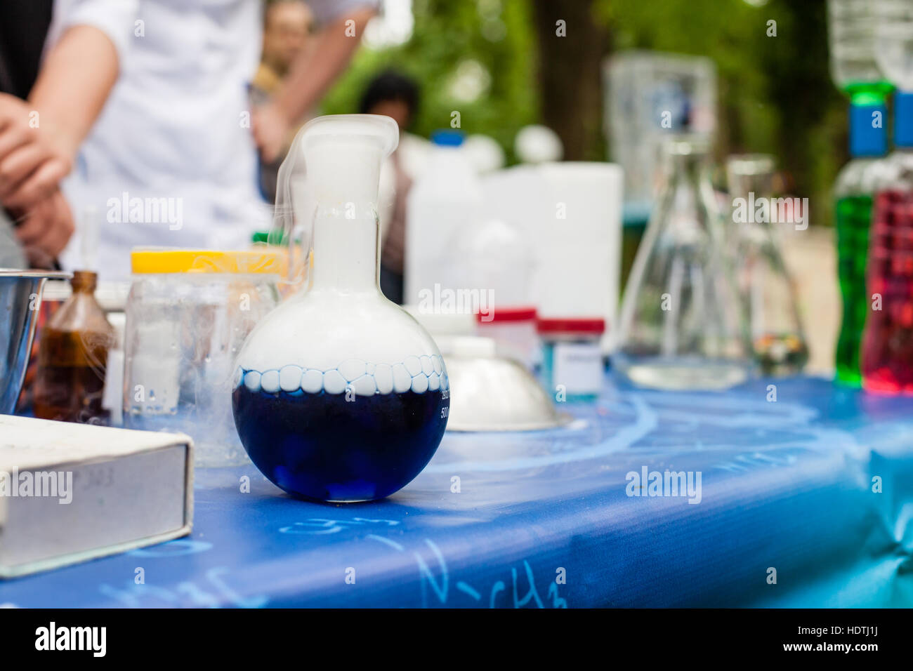 Scientific chemical experiments Stock Photo - Alamy