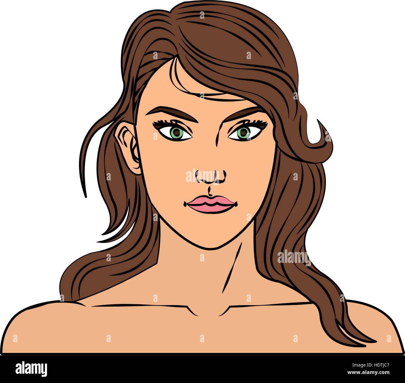 Isolated woman cartoon design Stock Vector Image & Art - Alamy