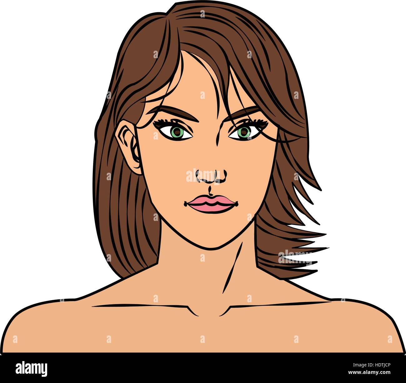 Isolated woman cartoon design Stock Vector Image & Art - Alamy