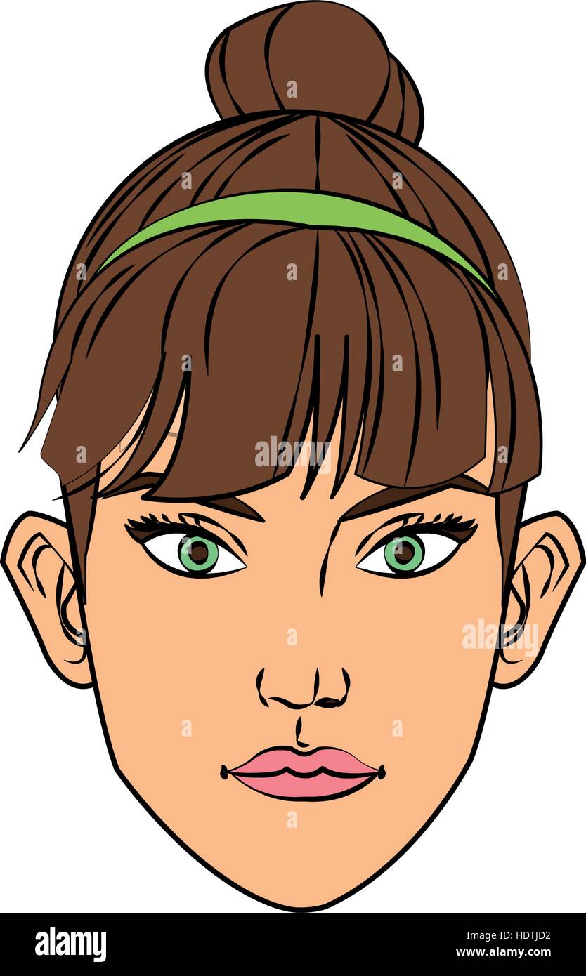 Isolated woman cartoon design Stock Vector Image & Art - Alamy