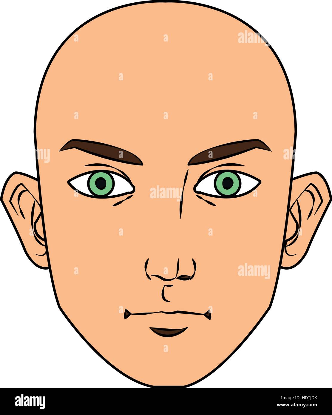 Isolated man face cartoon design Stock Vector Image & Art - Alamy
