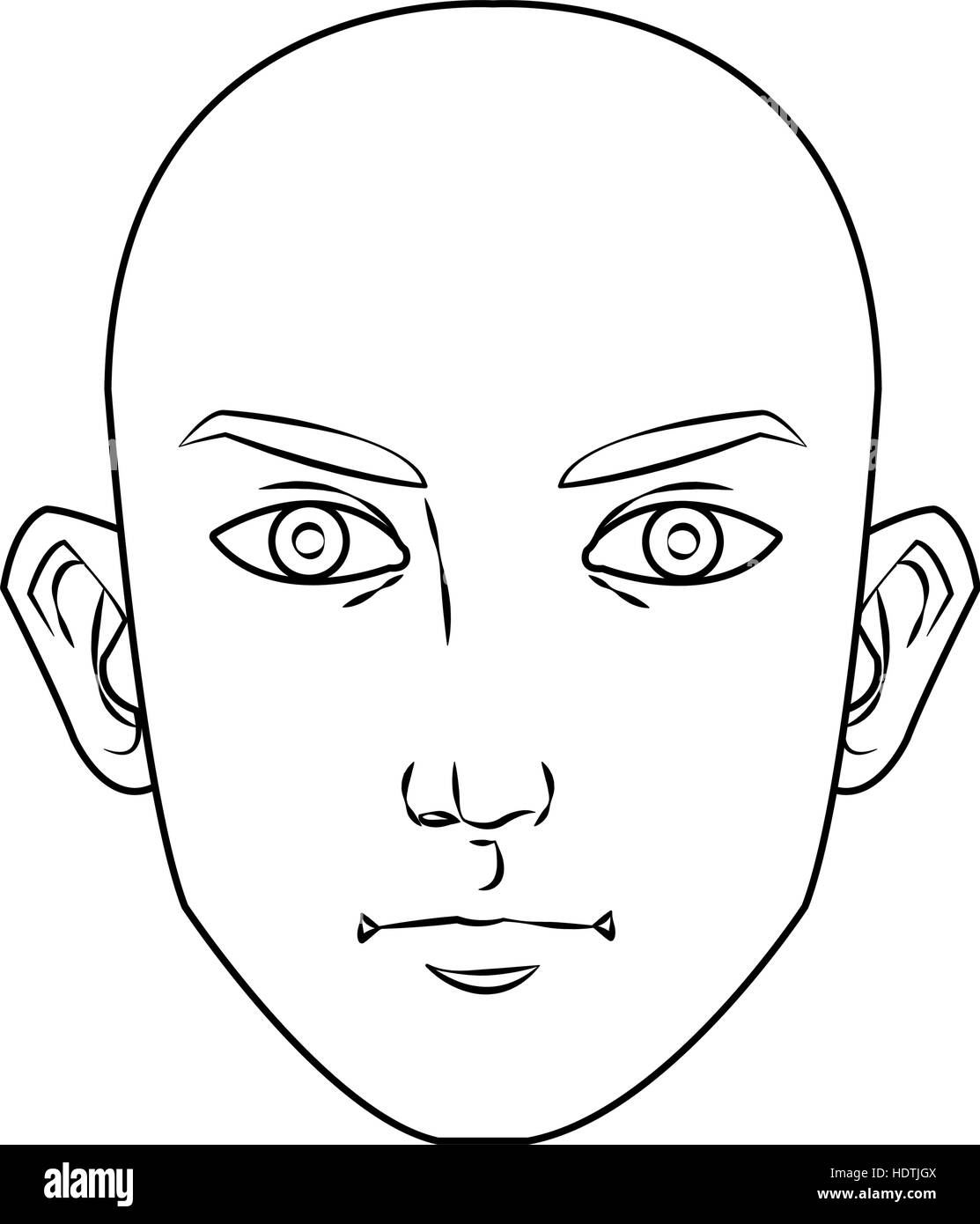 Isolated man face cartoon design Stock Vector Image & Art - Alamy