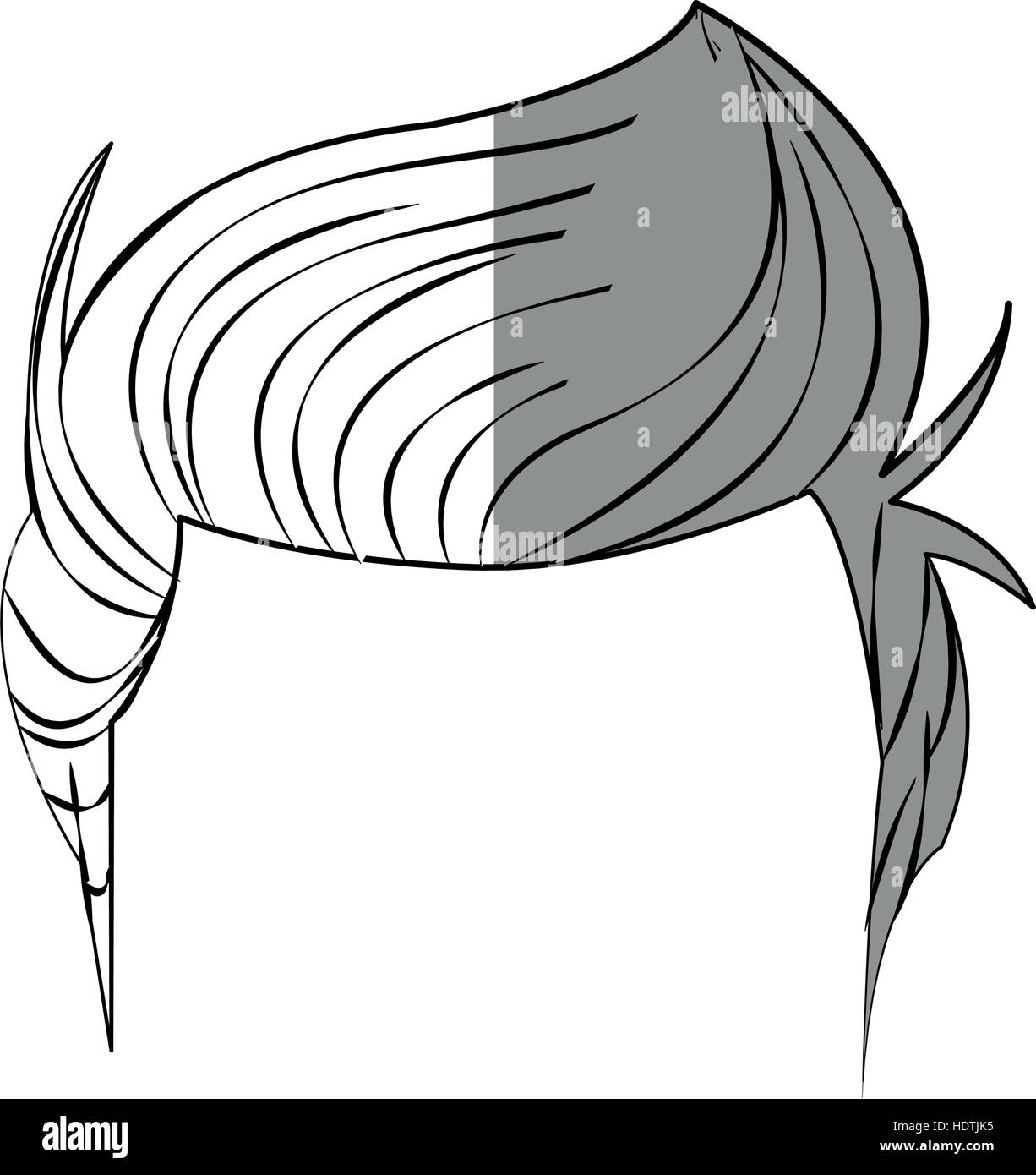 Isolated man hair design Stock Vector Image & Art - Alamy