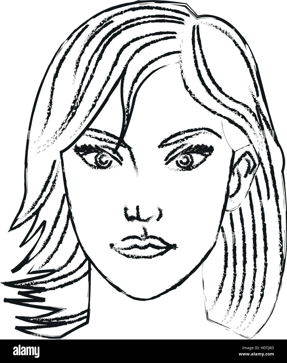 Isolated woman cartoon design Stock Vector Image & Art - Alamy