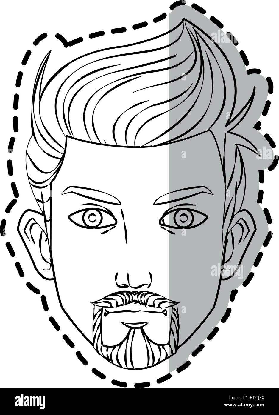 Isolated man cartoon design Stock Vector Image & Art - Alamy