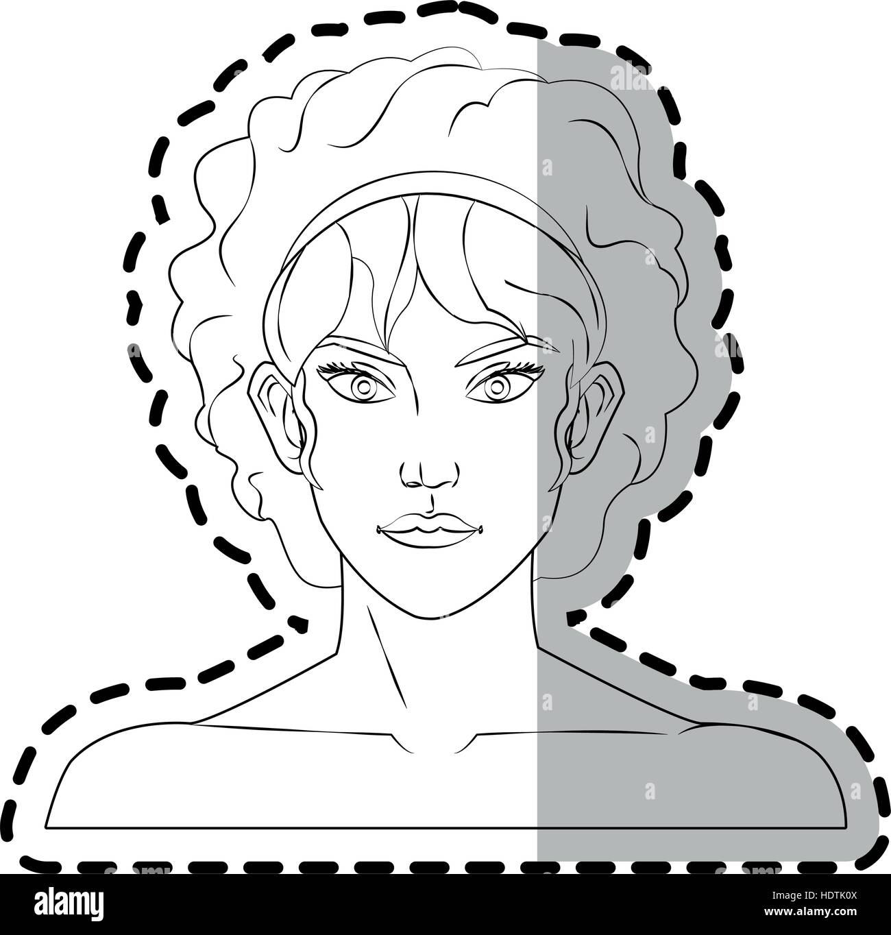 Isolated woman cartoon design Stock Vector Image & Art - Alamy