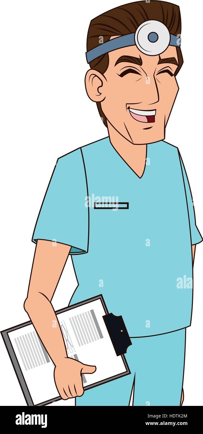 Isolated doctor cartoon design Stock Vector Image & Art - Alamy