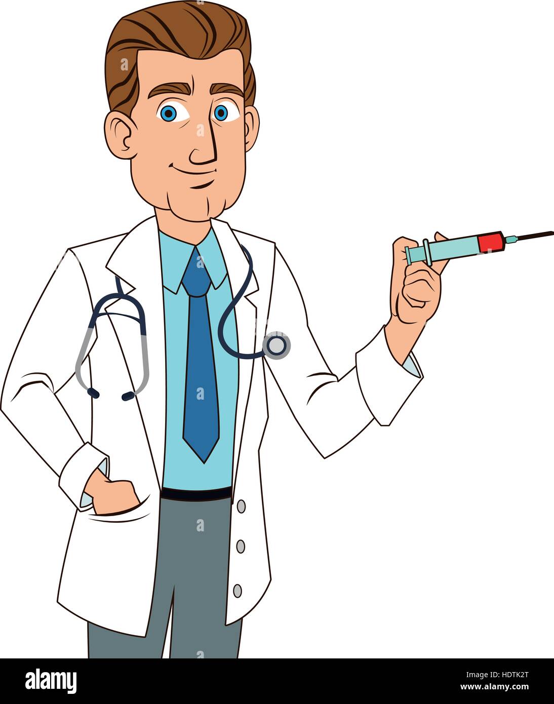 Isolated doctor cartoon design Stock Vector Image & Art - Alamy