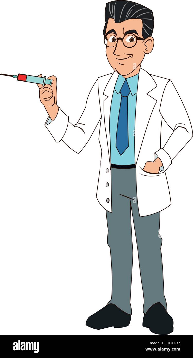 Isolated doctor cartoon design Stock Vector Image & Art - Alamy