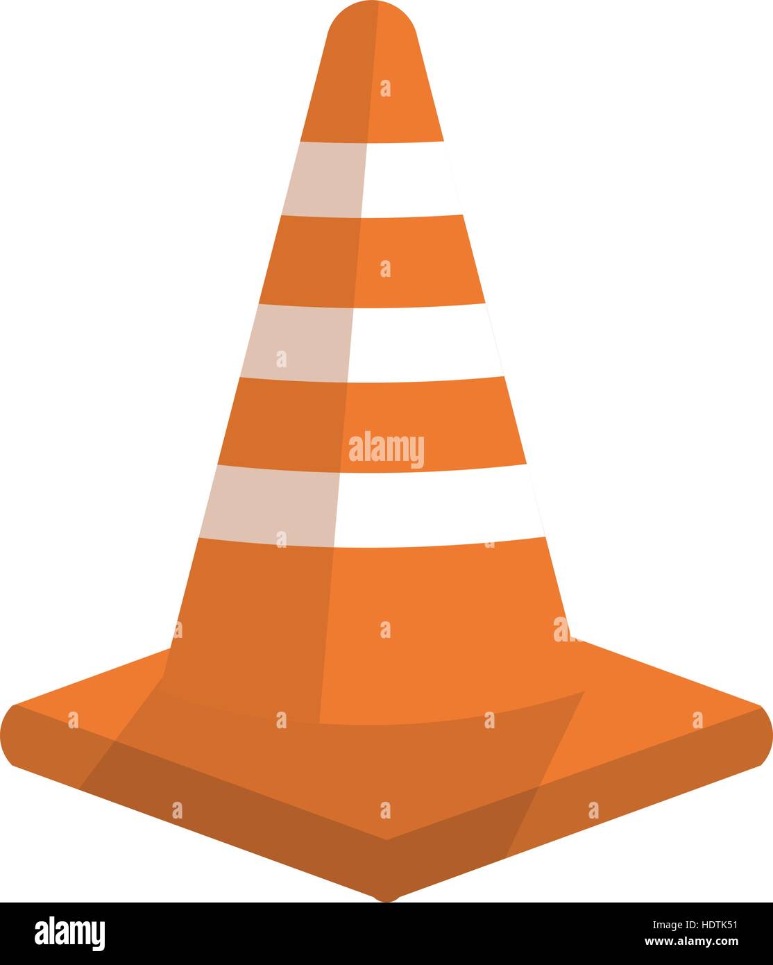 Isolated traffic cone design Stock Vector Image & Art - Alamy