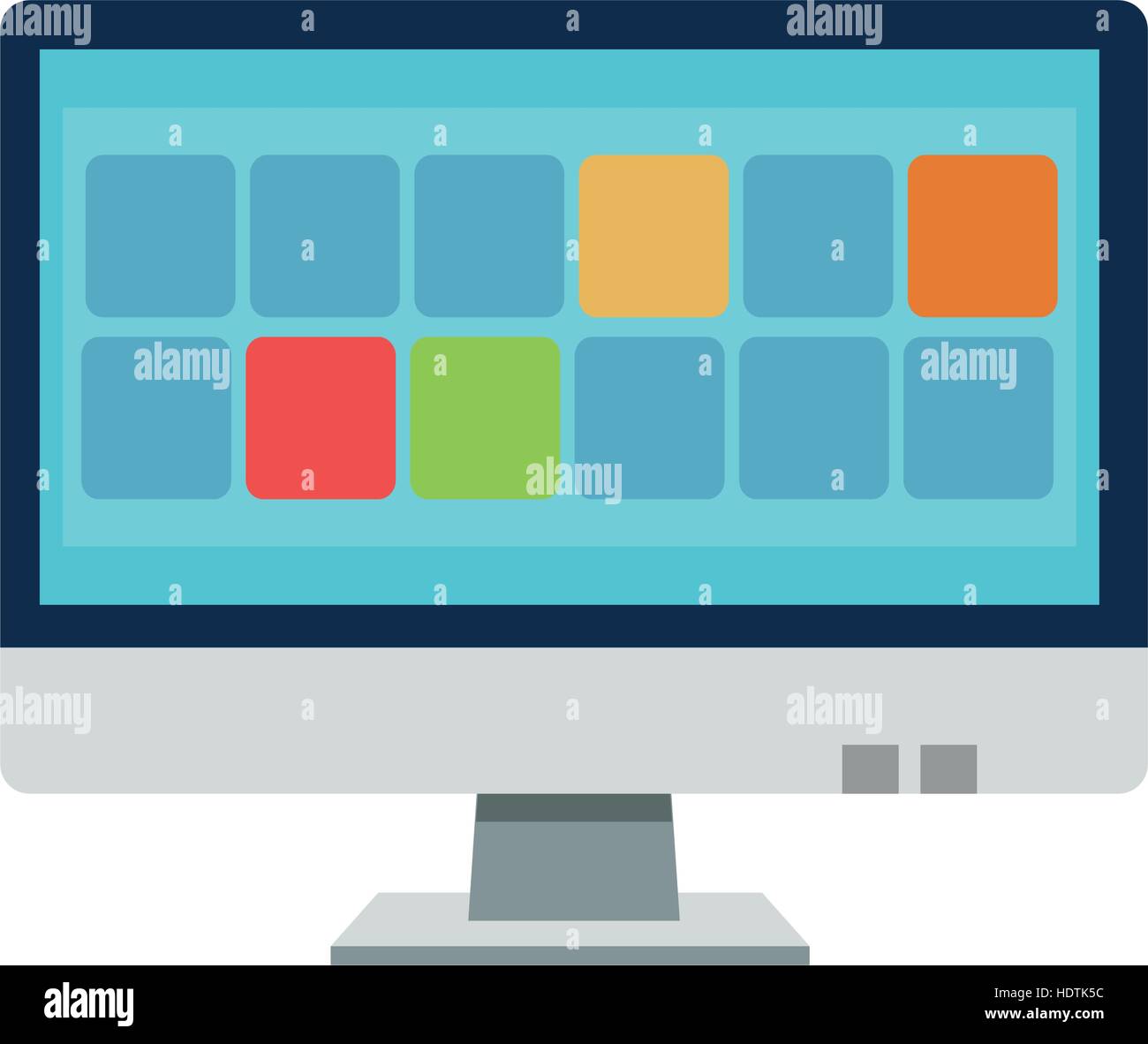 Isolated computer device design Stock Vector Image & Art - Alamy