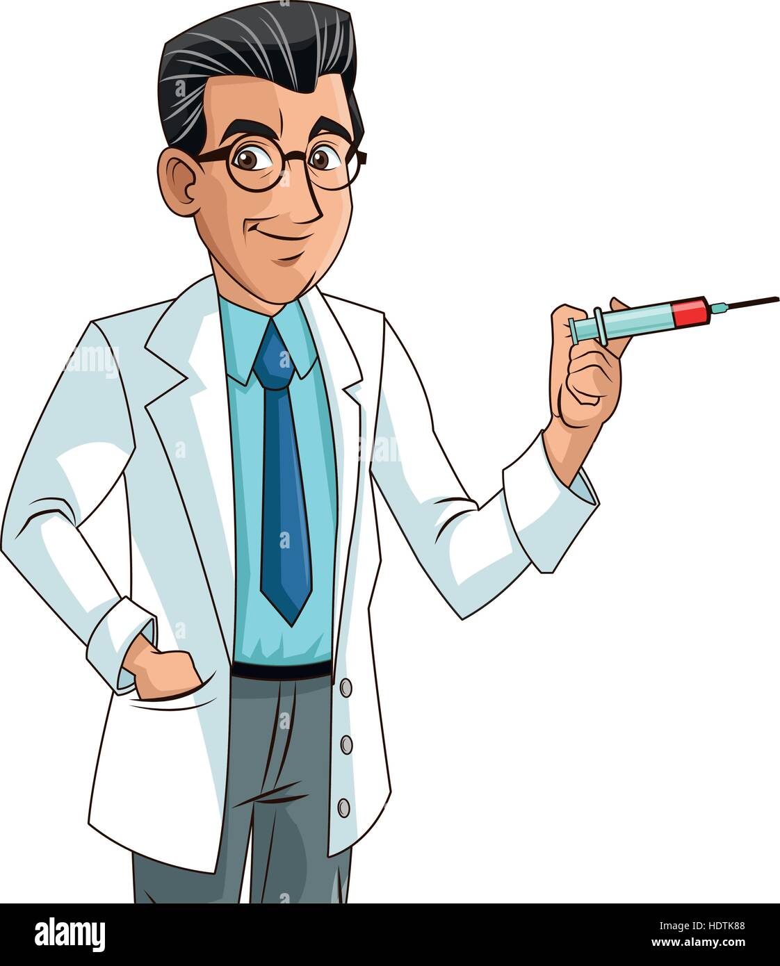 Isolated doctor cartoon design Stock Vector Image & Art - Alamy